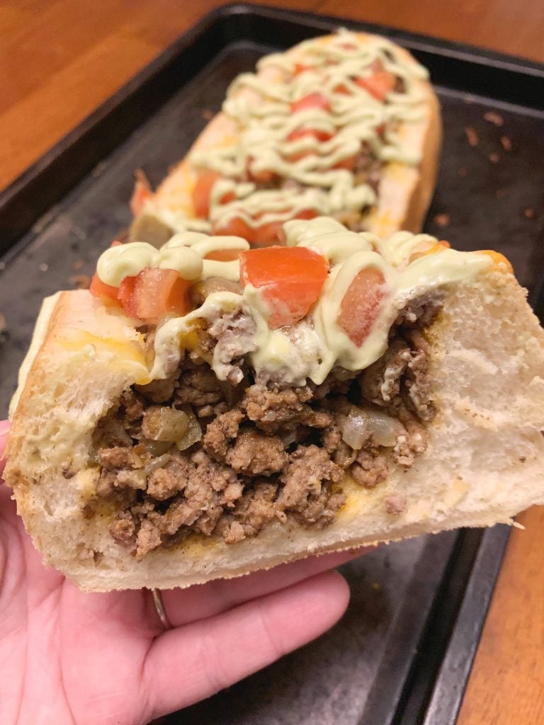 Cheeseburger French Bread - The Endless Appetite