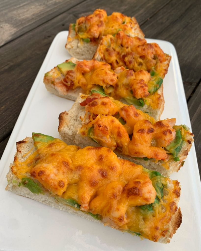 Shrimp and Avocado French Bread - The Endless Appetite
