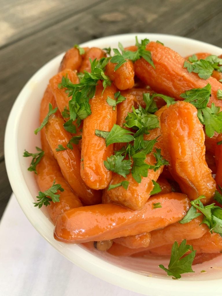 Brown Sugar and Butter Carrots - The Endless Appetite