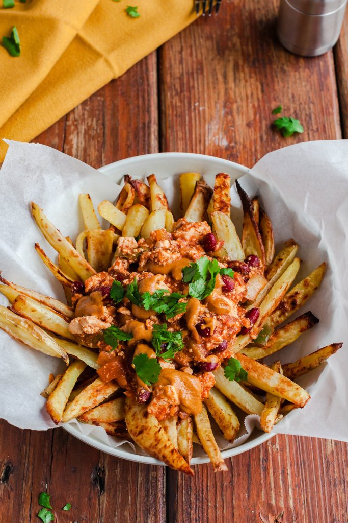 Vegan Chili Fries - The Endless Appetite