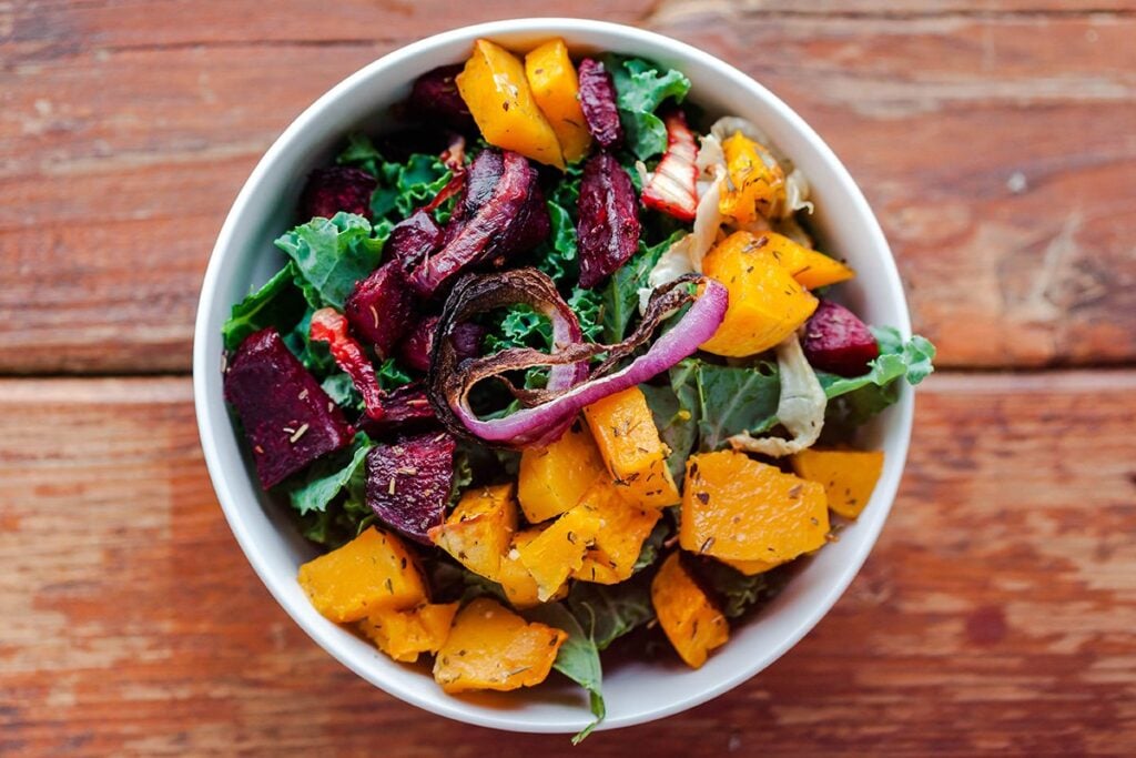 Roasted Beets and Butternut Squash with Savory Herbs - The Endless Appetite