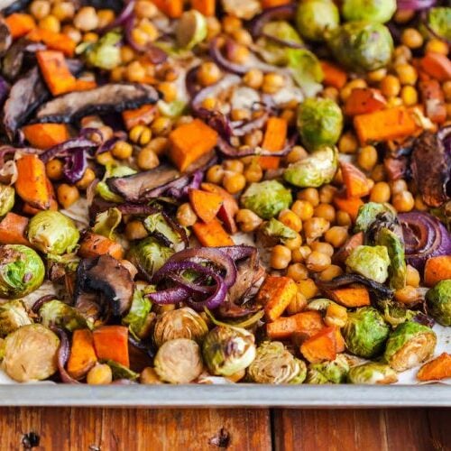 Brussels Sprout Sheet Pan Dinner | Quick, Vegan & Flavor-Packed