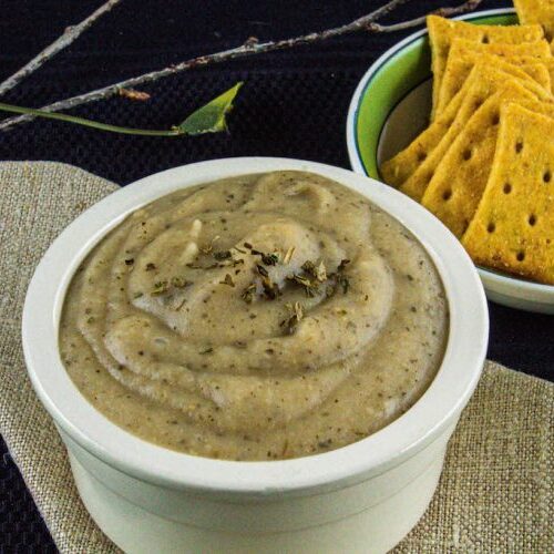 Healthy Basil White Bean Dip - The Endless Appetite